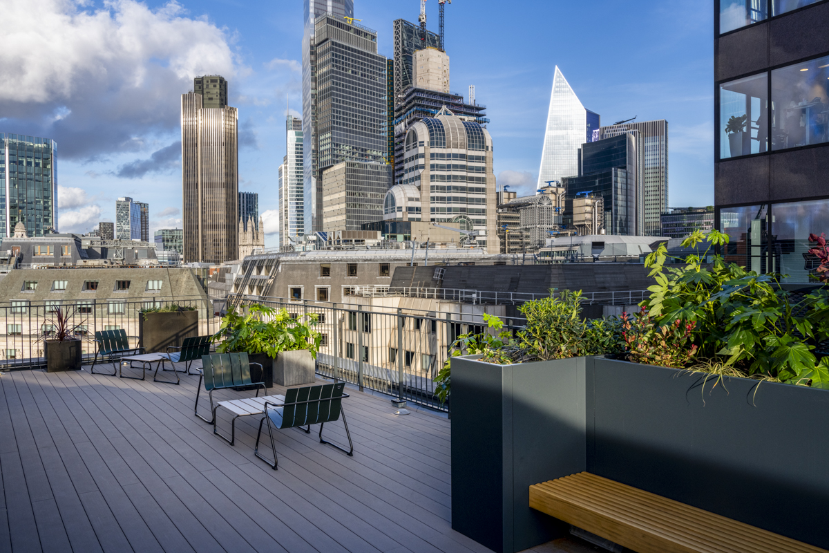 How we photograph London's Outdoor Office Spaces: - Office Curator